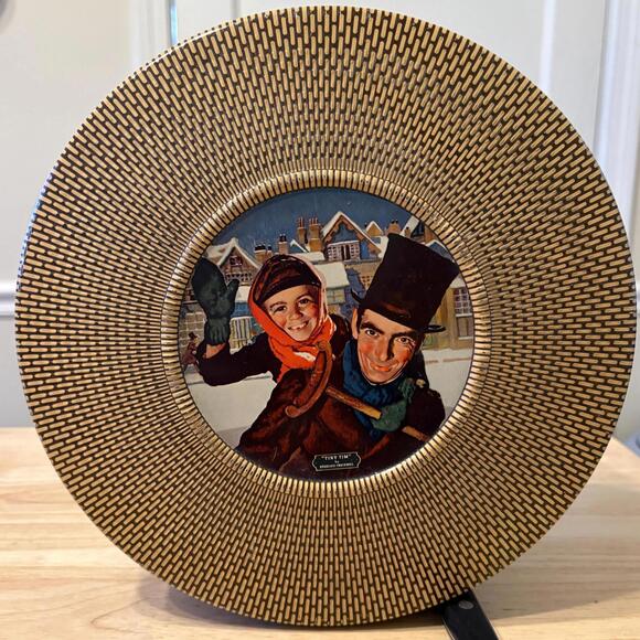 Art | Vintage Tiny Tim By Douglass Crockwell 1 Christmas Tin | Poshmark